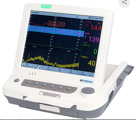 Cardiotocógrafo Monitor Fetal MF 9200 Plus - Cardiotocografia Computad