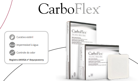 Curativo Estéril de Carvão Ativado CarboFlex